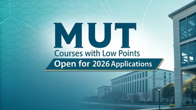 MUT courses with low points open for 2026 applications - Varsity Wise